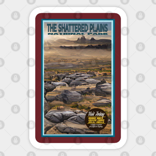 The Shattered Plains - Stormlight Archive - Sticker | TeePublic The Shattered Plains - Stormlight Archive - Sticker | TeePublic